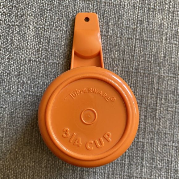 Tupperware | Kitchen | Vintage Deep Orange Tupperware Measuring Cup ...